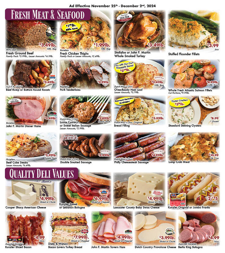 Print Weekly Specials | Dutch-Way Farm Market | Weekly Specials