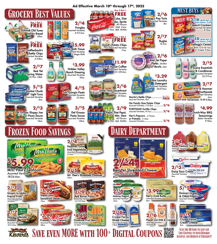 Print Weekly Specials | Dutch-Way Farm Market | Weekly Specials