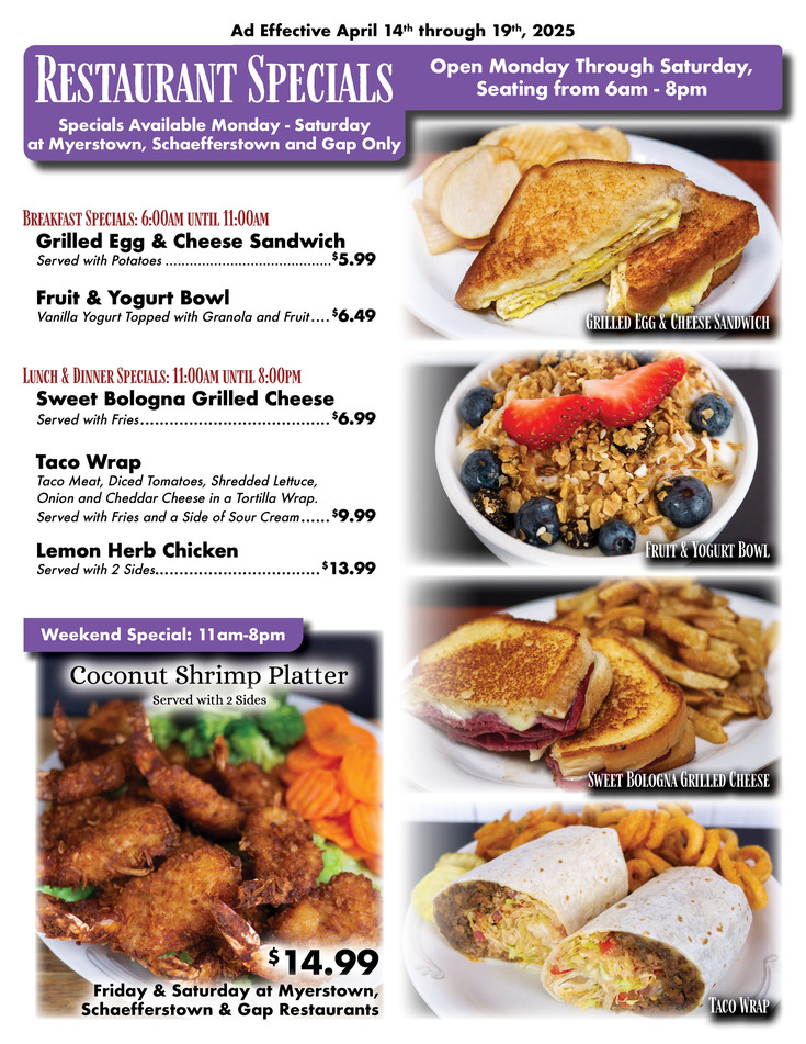 Print Weekly Specials | Dutch-Way Farm Market | Weekly Specials