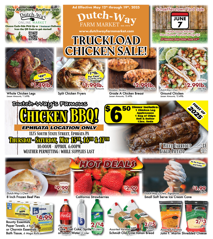 Print Weekly Specials | Dutch-Way Farm Market | Weekly Specials