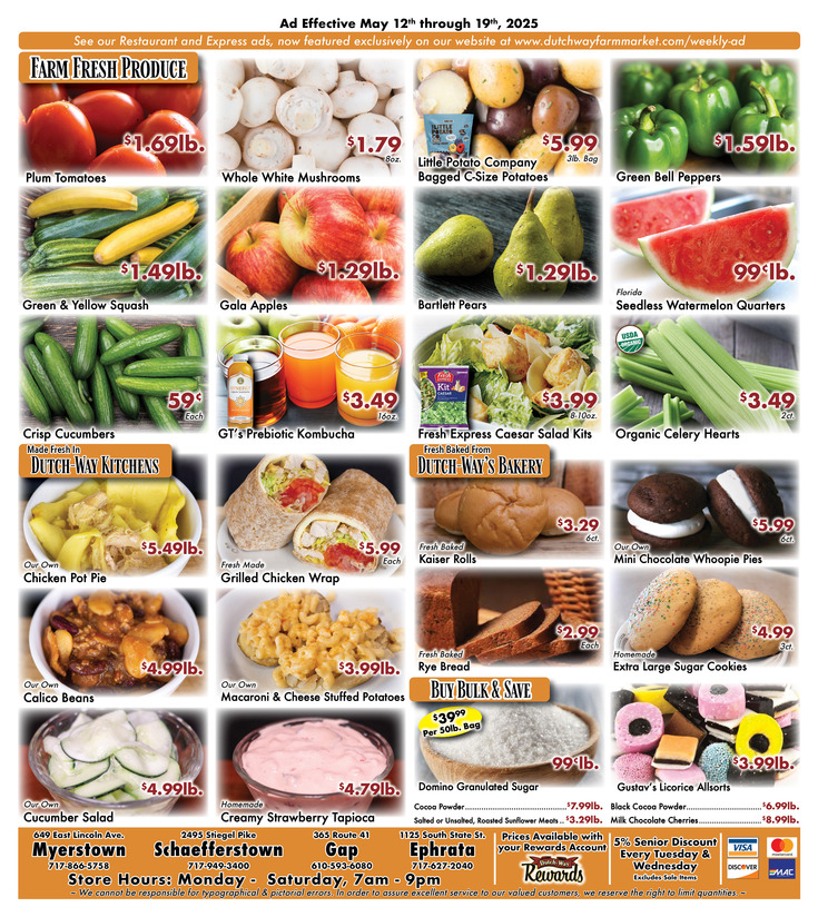Print Weekly Specials | Dutch-Way Farm Market | Weekly Specials